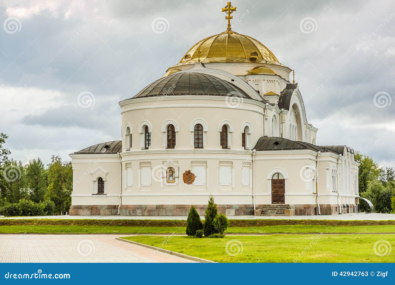 Garrison Cathedral of St Nicholas Stock Image - Image of belarus ...