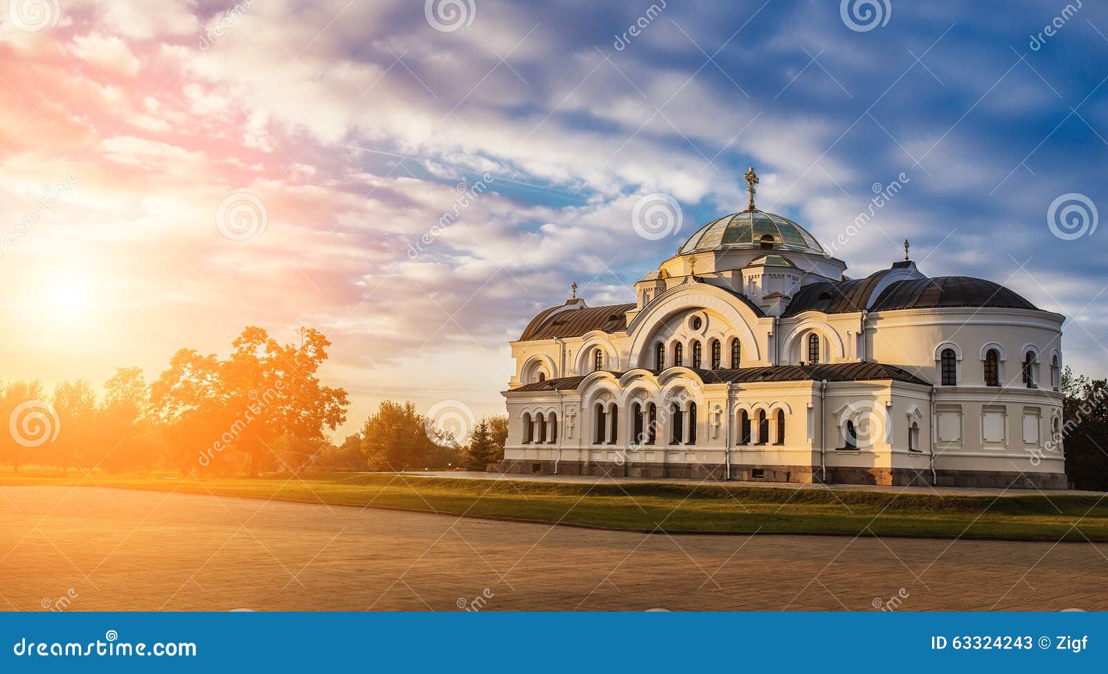 Garrison Cathedral of St Nicholas Stock Image - Image of monastery ...