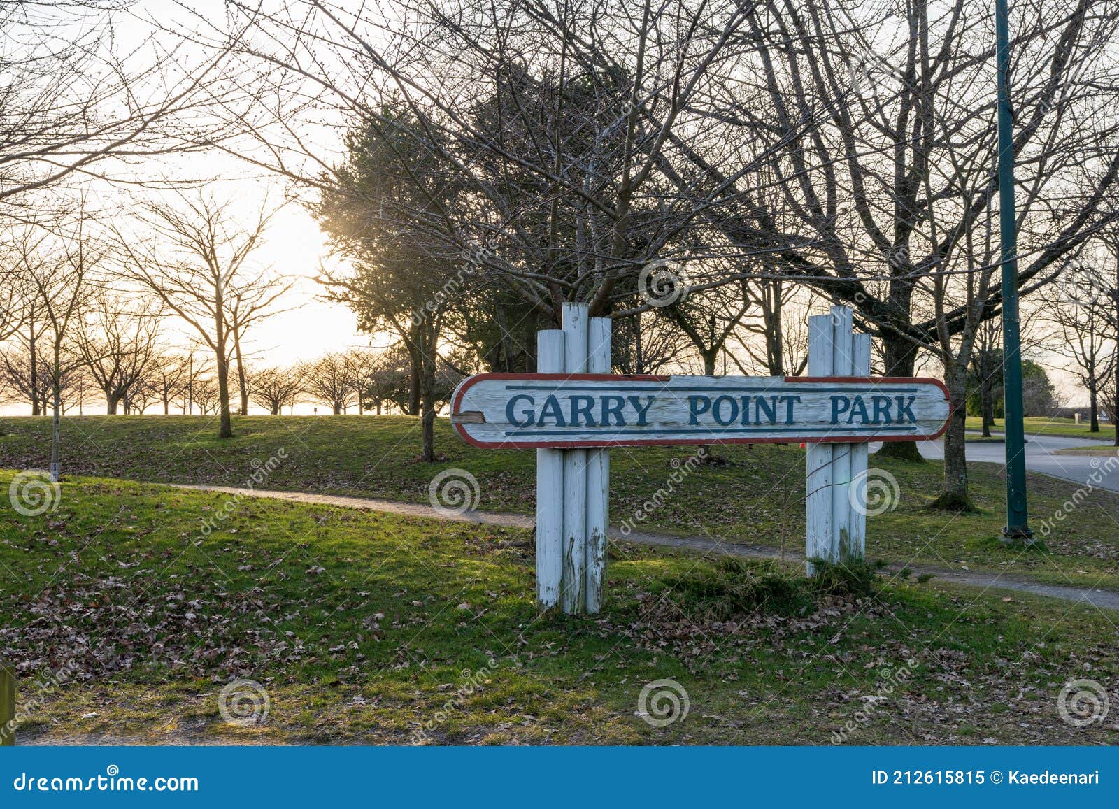 Garry Point Park. Richmond, BC, Canada. Stock Image - Image of park ...