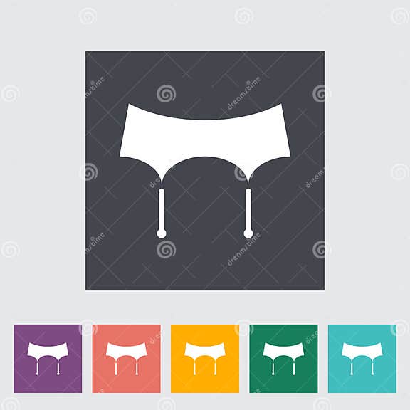 Garter belt stock vector. Illustration of glamour, strap - 97931764