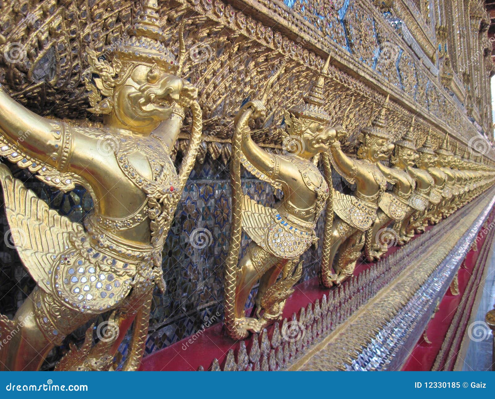 Garuda stock image. Image of garuda, gold, antique, garudas - 12330185