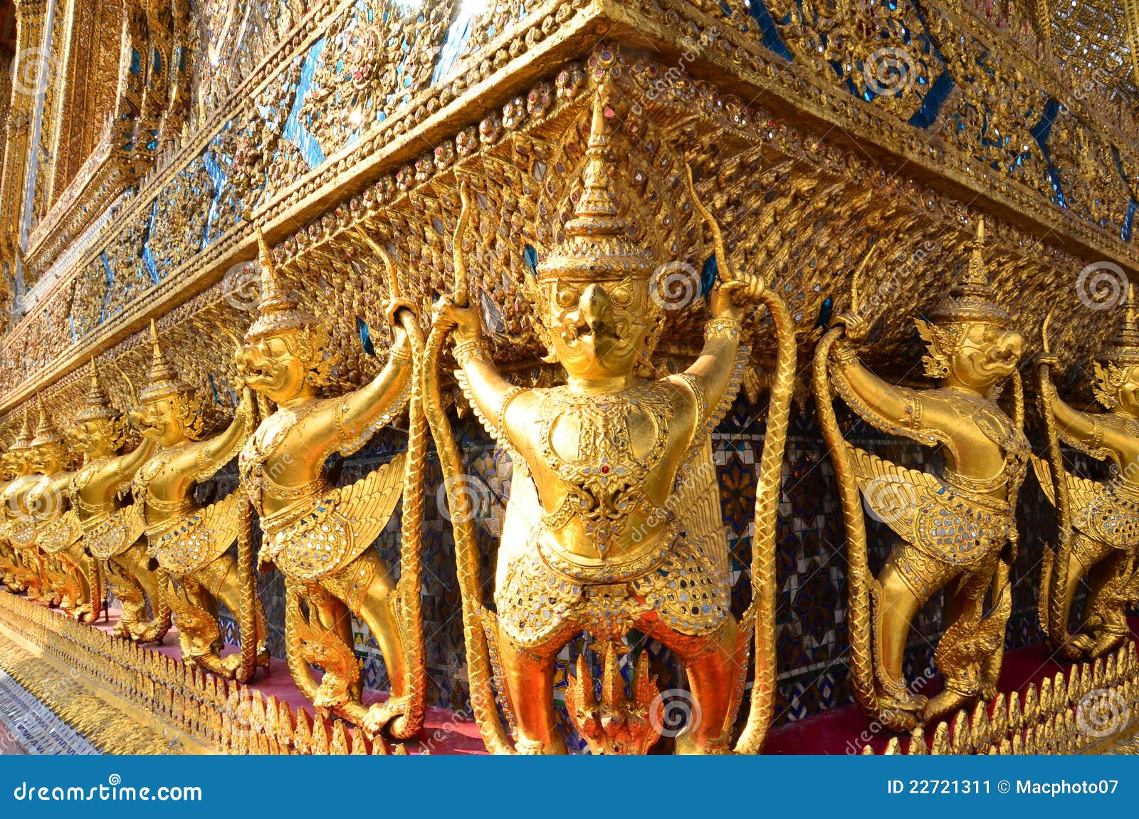 The Garuda stock image. Image of believe, buddha, chedi - 22721311