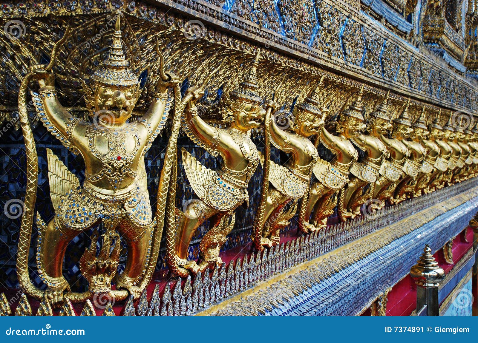 Garuda - Bangkok Grand Palace Stock Image - Image of buddhism, buddhist ...