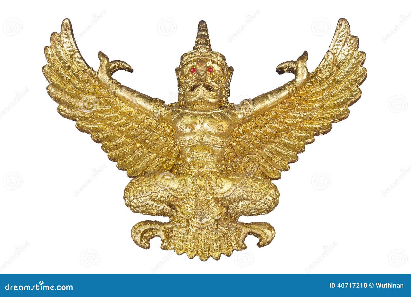 Garuda Gold In Temple Stock Photography | CartoonDealer.com #30104900