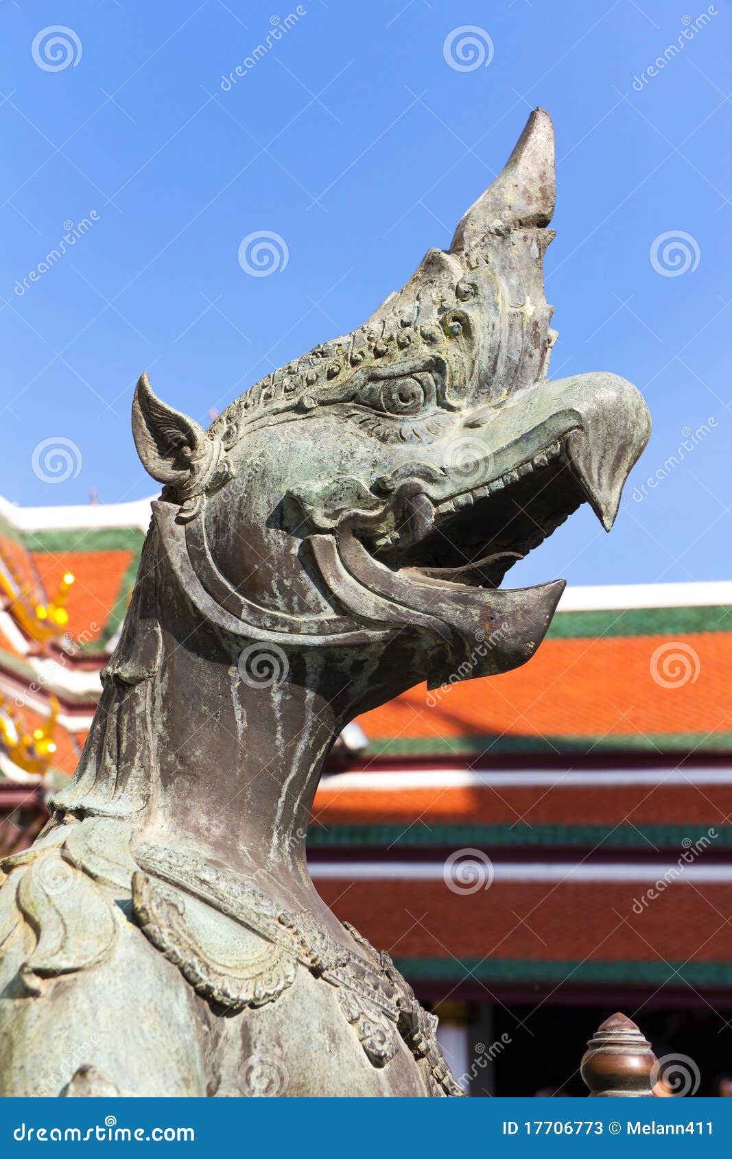 Garuda at Grand Palace, Bangkok Stock Image - Image of carving ...