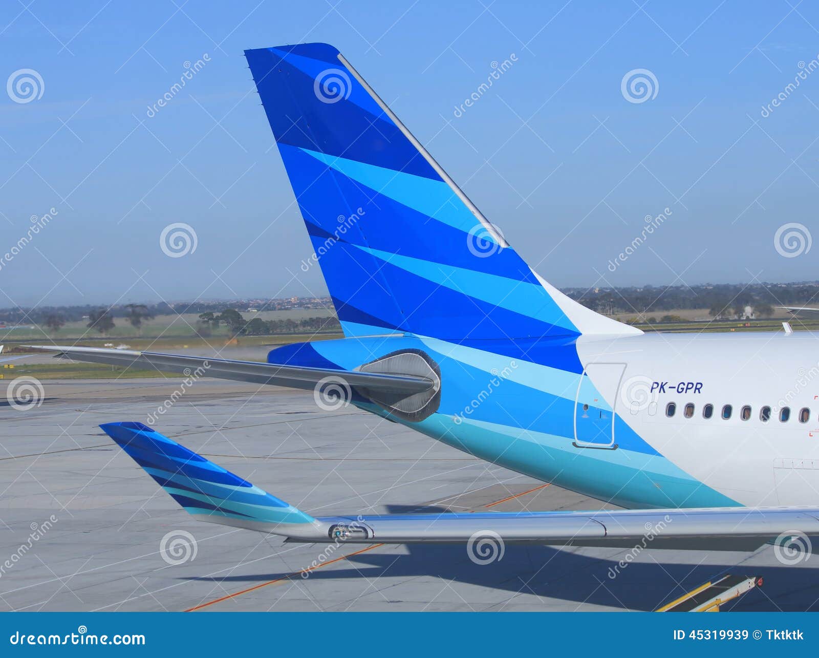 Garuda Indonesia editorial stock image. Image of aeroplane - 45319939