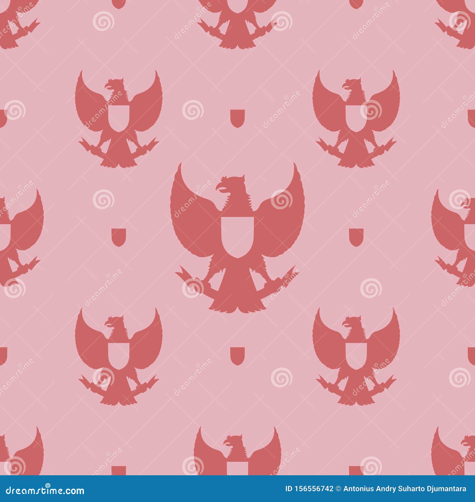 Garuda, Indonesian Symbol Pattern Design Stock Vector - Illustration of ...