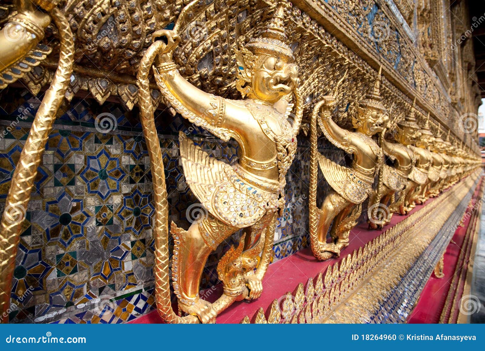 Garuda, King of the birds. stock photo. Image of religious - 18264960