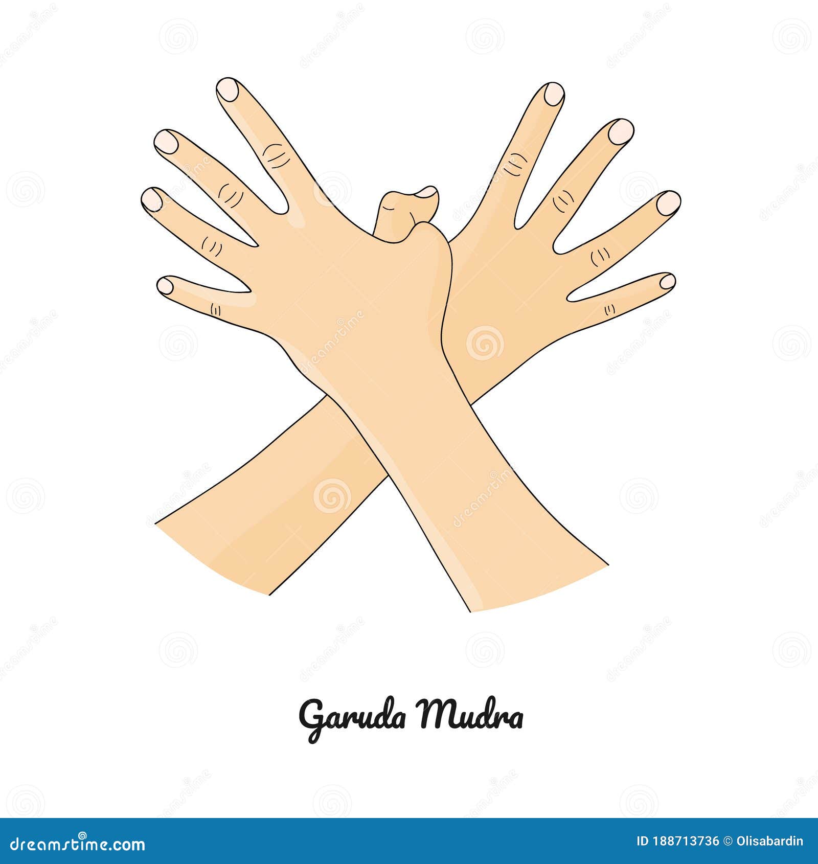 Garuda Mudra Stock Illustrations – 7 Garuda Mudra Stock Illustrations ...