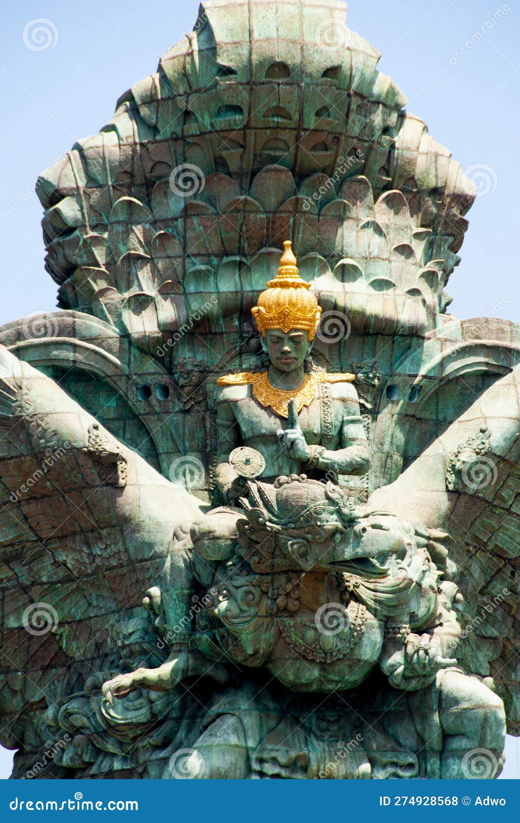 Garuda - Mythical Bird Creature In Buddhist Mythology Royalty-Free ...