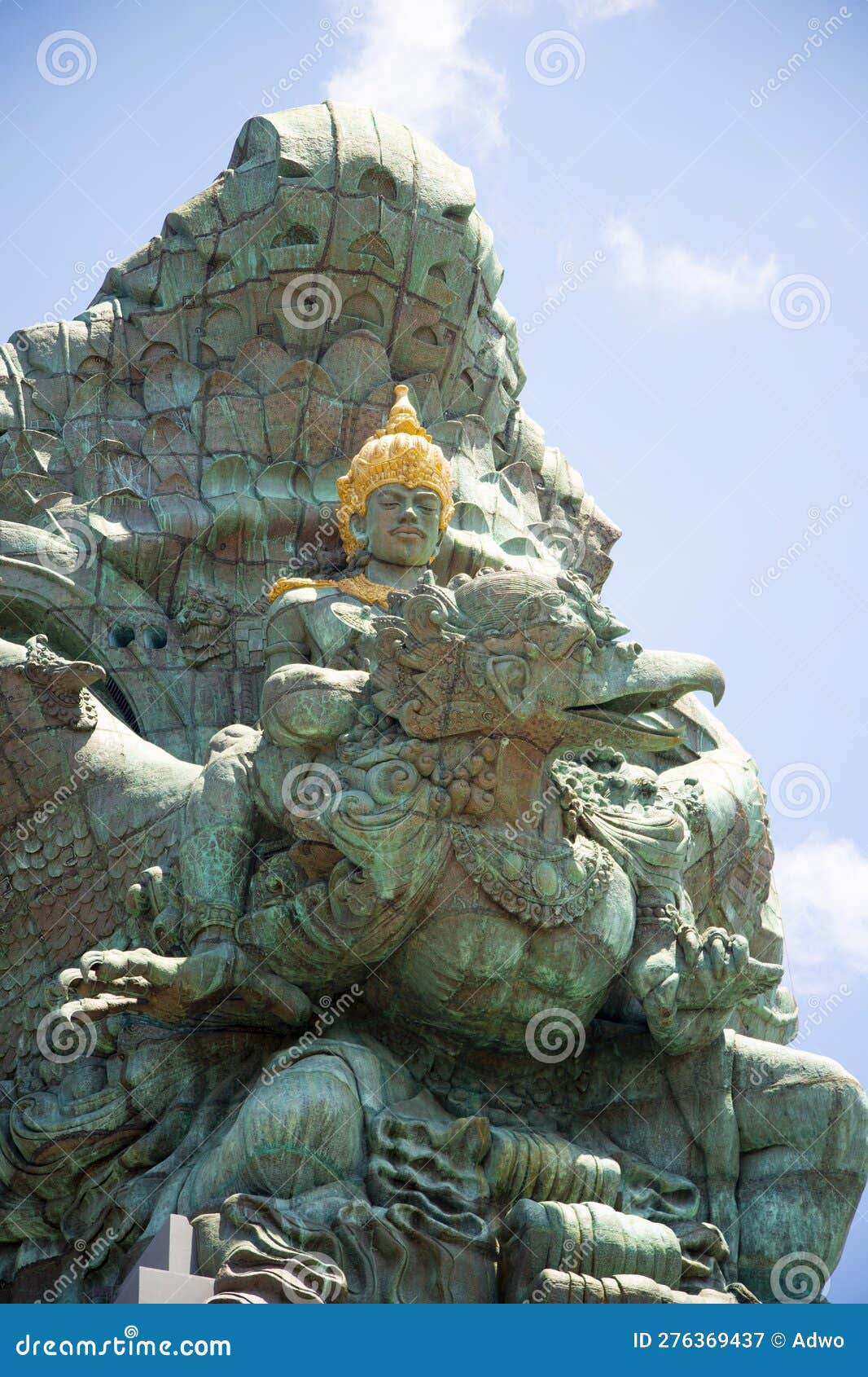 Garuda Mythical Statue stock image. Image of stone, island - 276369437
