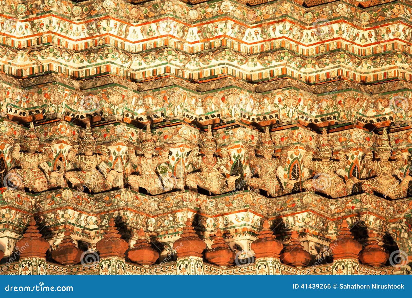 Garuda Pattern at the Ancient Temple Stock Photo - Image of monastery ...