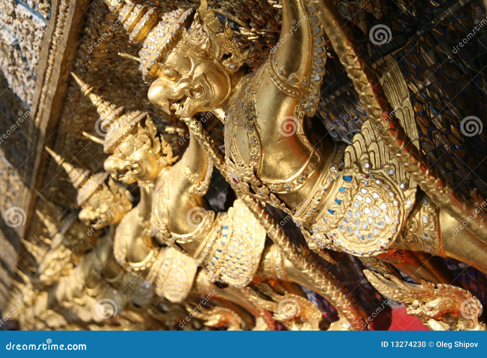 Garuda sculptures stock photo. Image of griffin, demon - 13274230