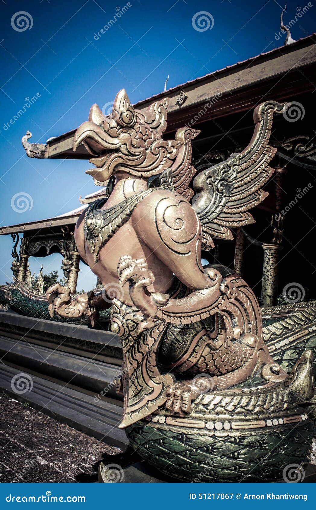 Garuda statue stock image. Image of animal, culture, decorative - 51217067