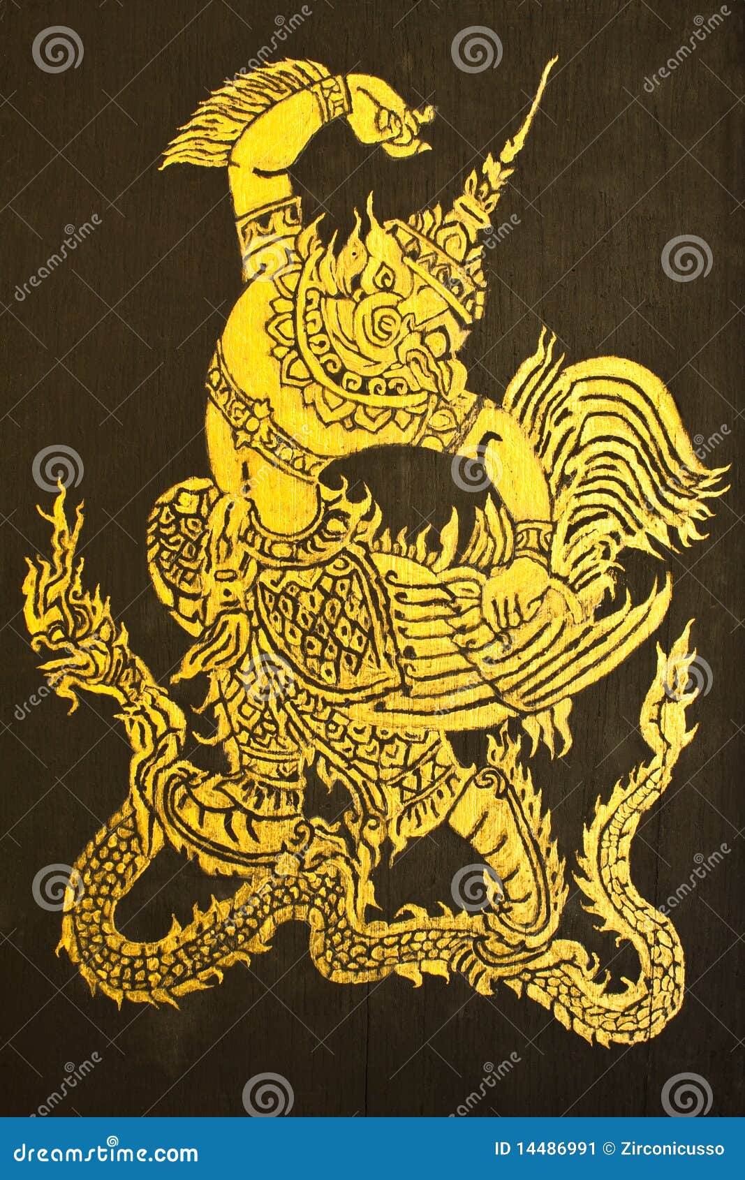 Garuda take king of snake stock image. Image of naka - 14486991