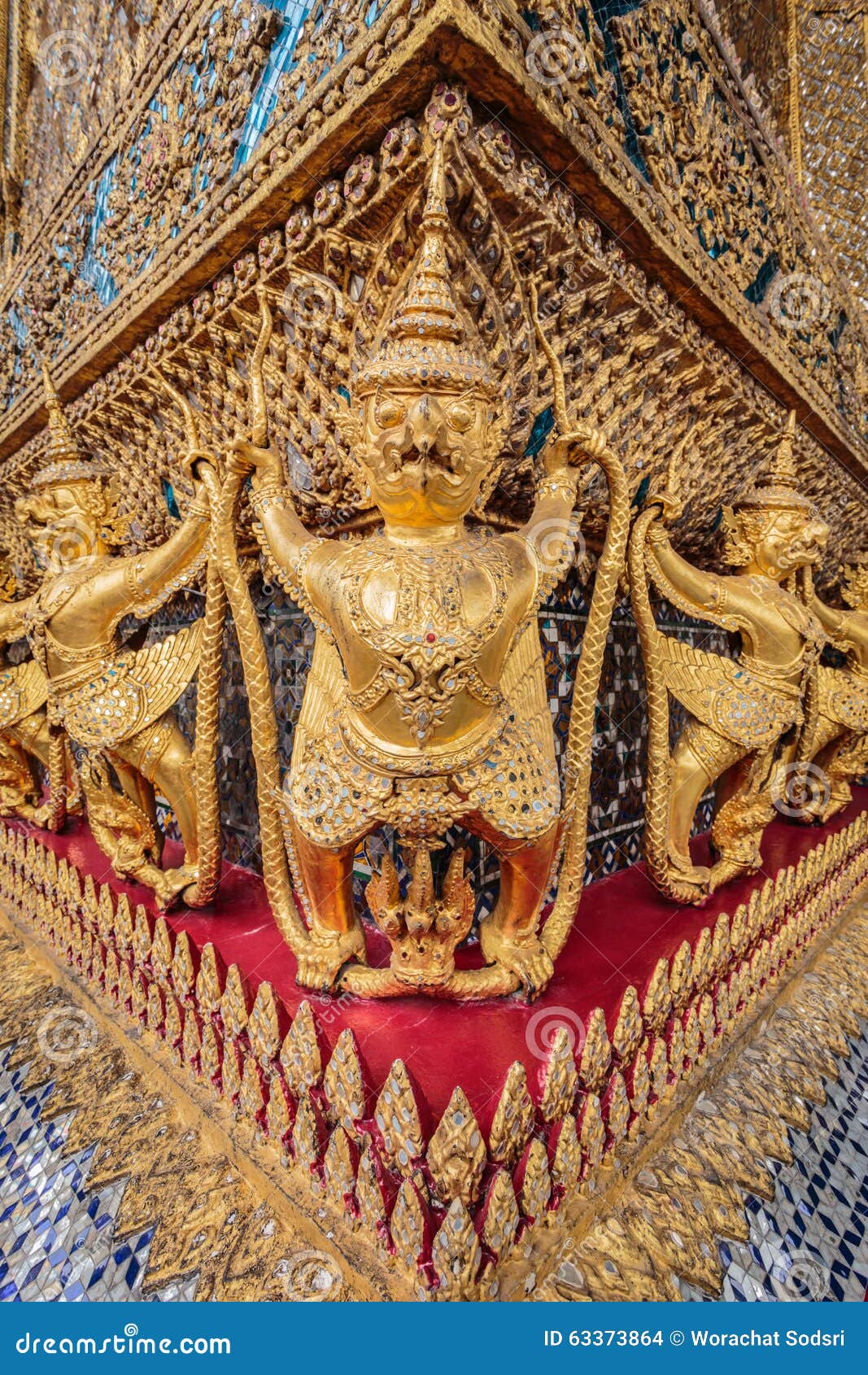 Garuda Or Thai Mythical Bird Emblem On Board Royal Thai Navy Ship ...