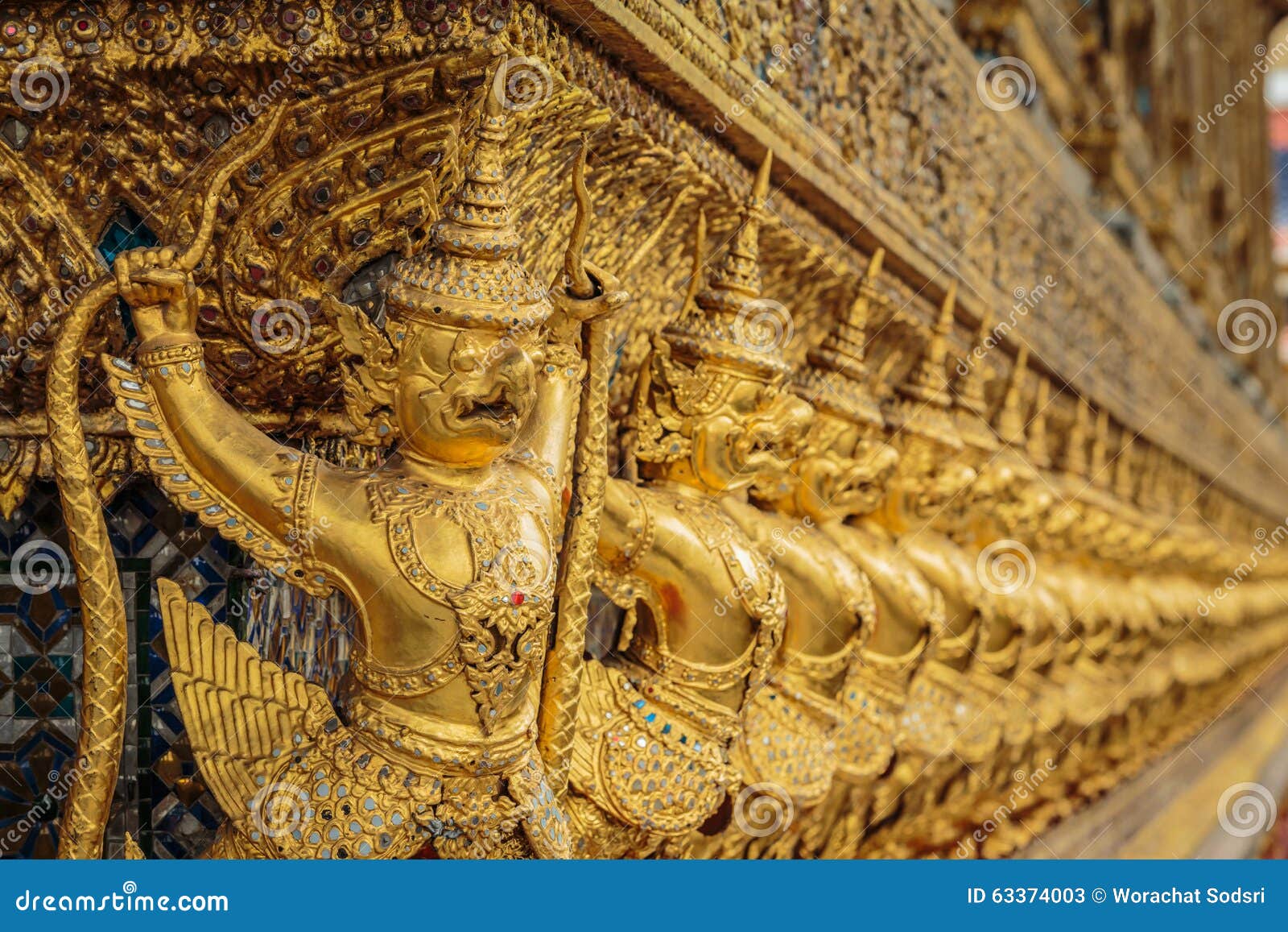 Garuda Or Thai Mythical Bird Emblem On Board Royal Thai Navy Ship ...