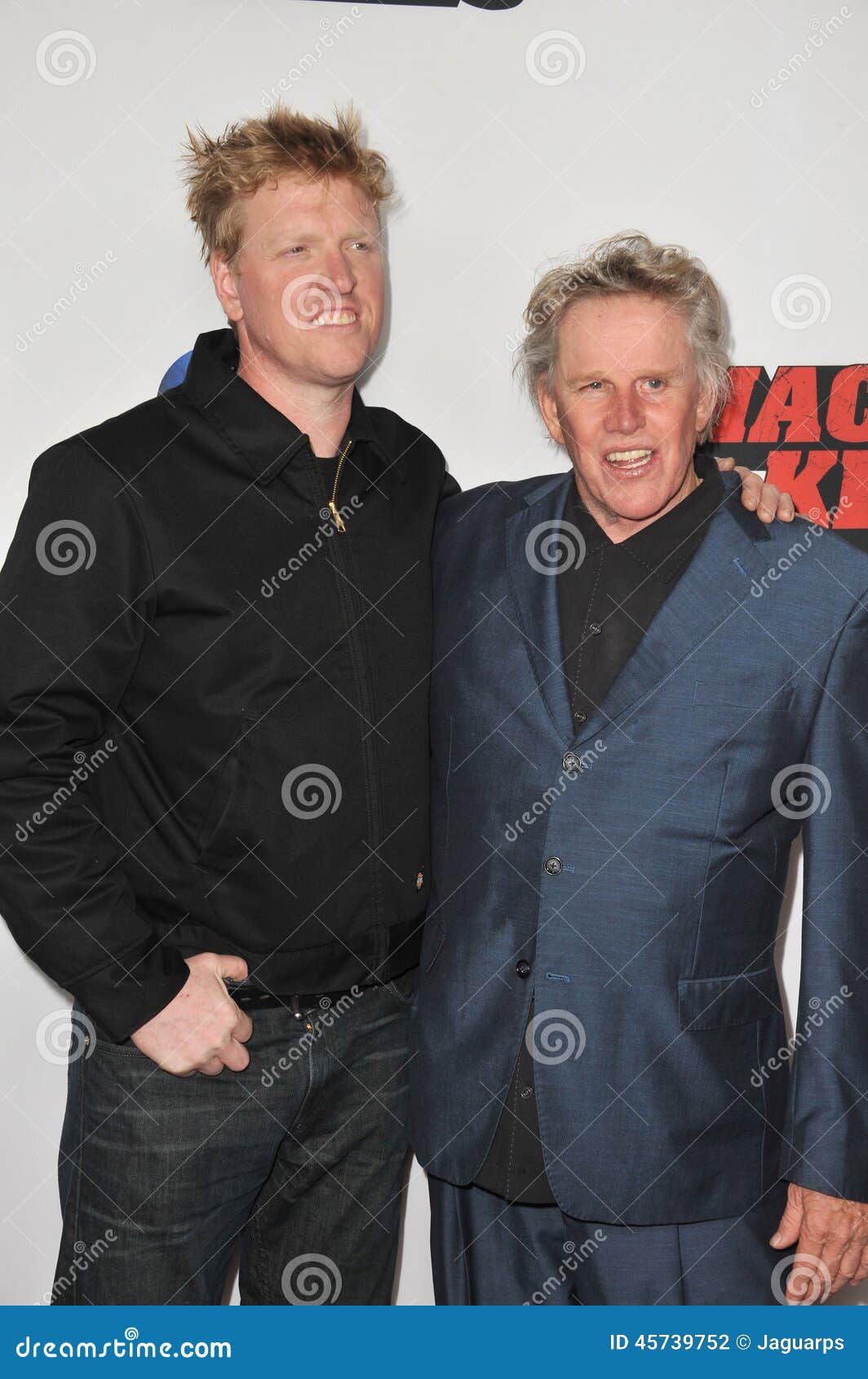 Gary Busey y Jake Busey fotografía editorial. Imagen de hollywood ...