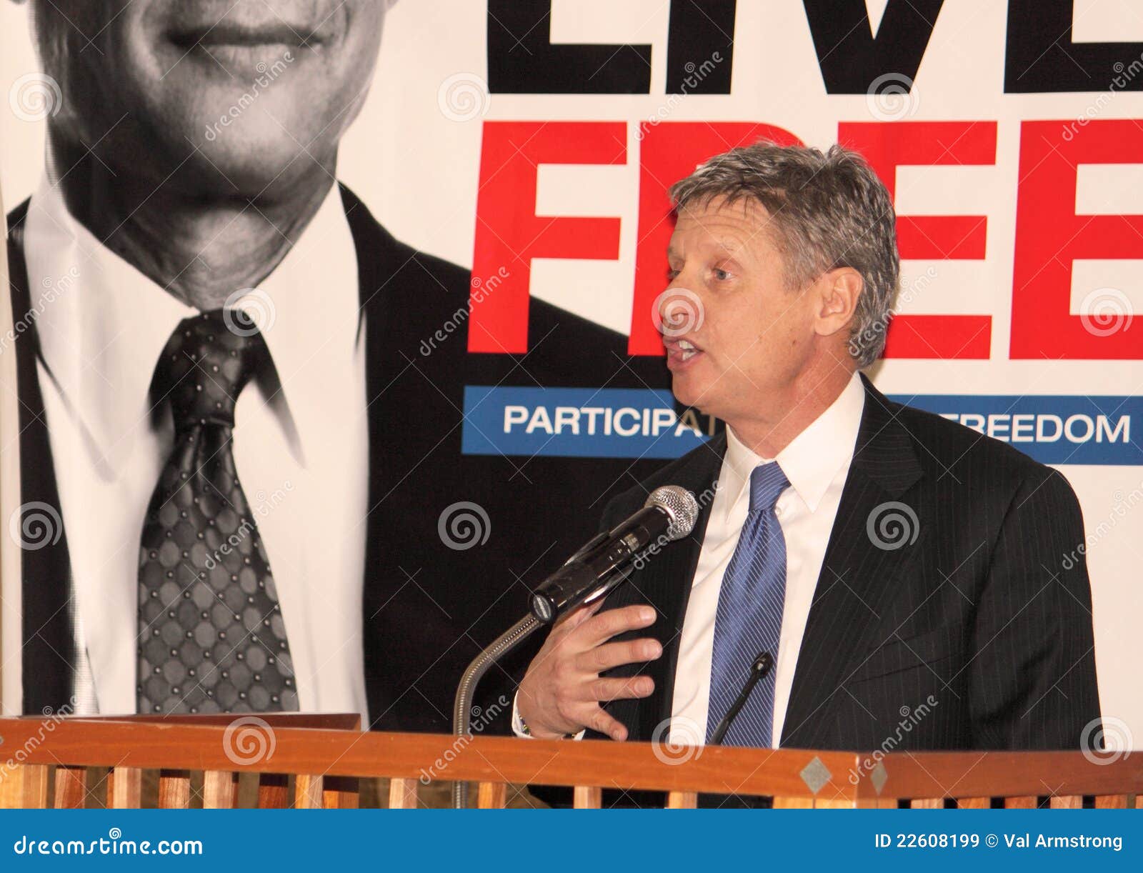 Gary Johnson - Presidential Candidate Editorial Stock Image - Image of ...
