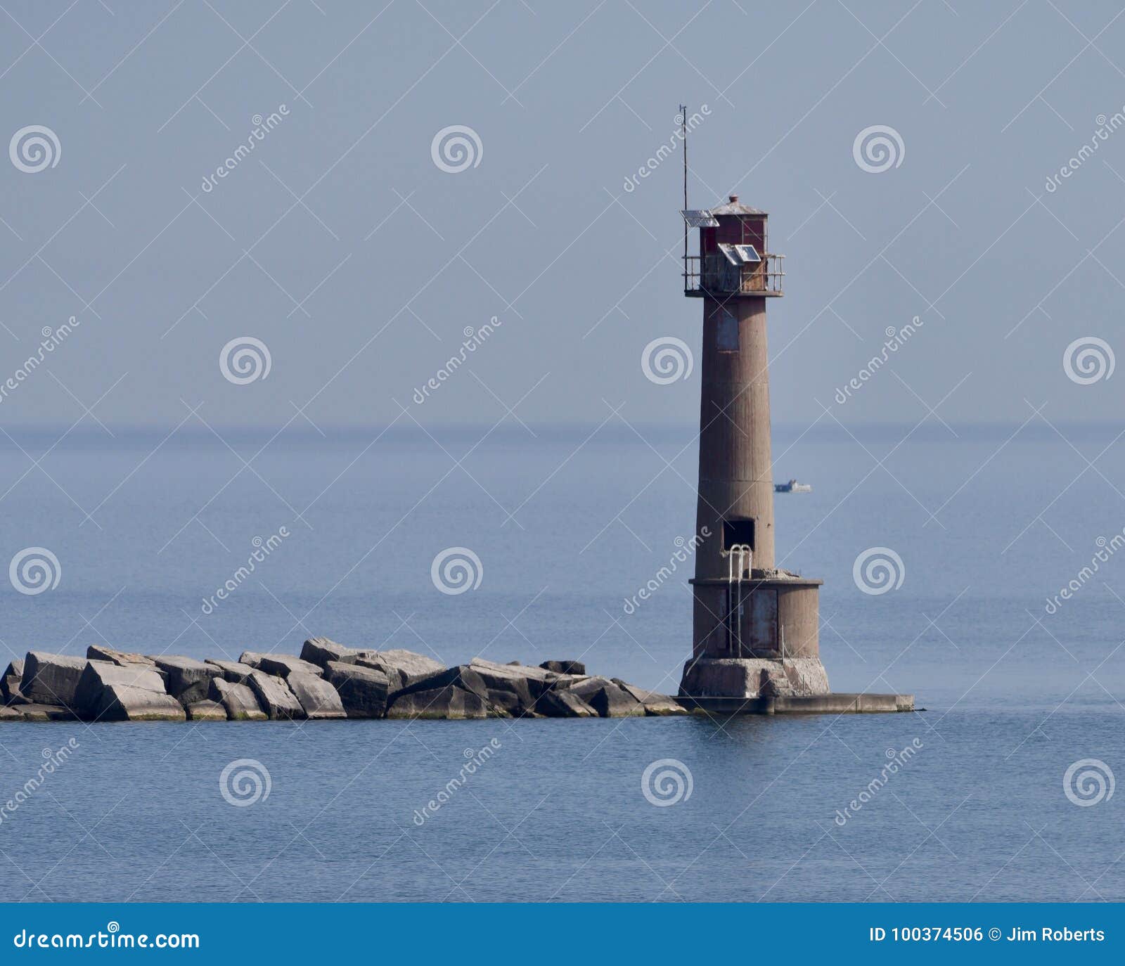 Gary Lighthouse foto editorial. Imagen de esto, indiana - 100374506