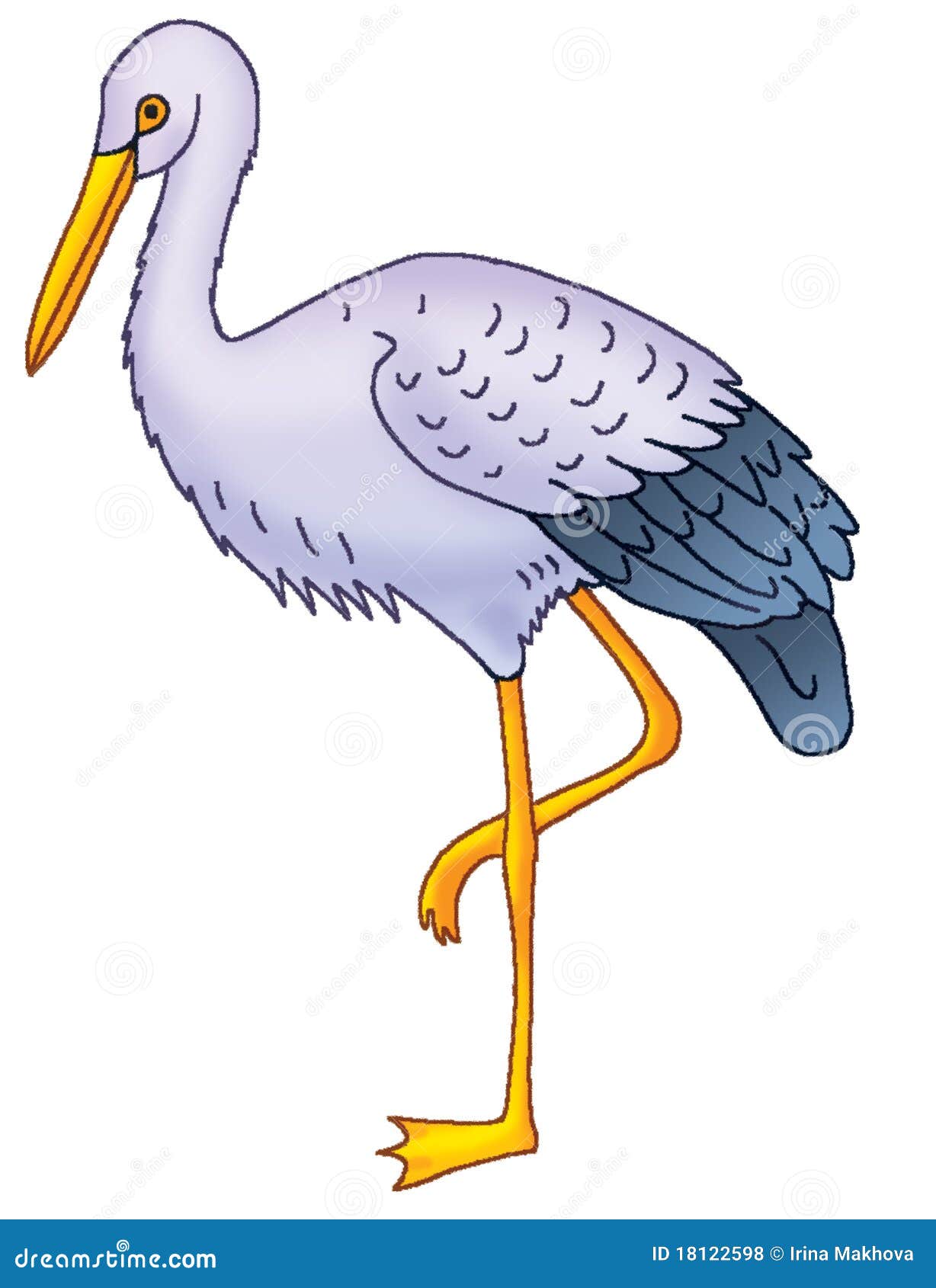 Garza stock de ilustración. Ilustración de trama, fondo - 18122598