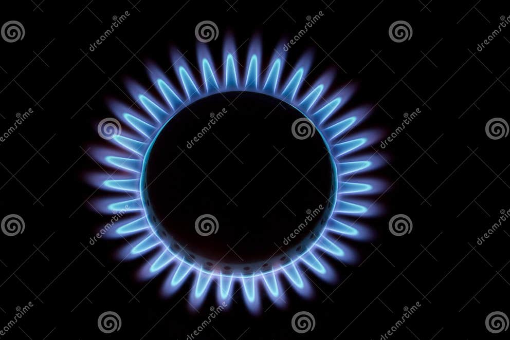 Gas stock photo. Image of flame, light, kitchen, glow - 4376154