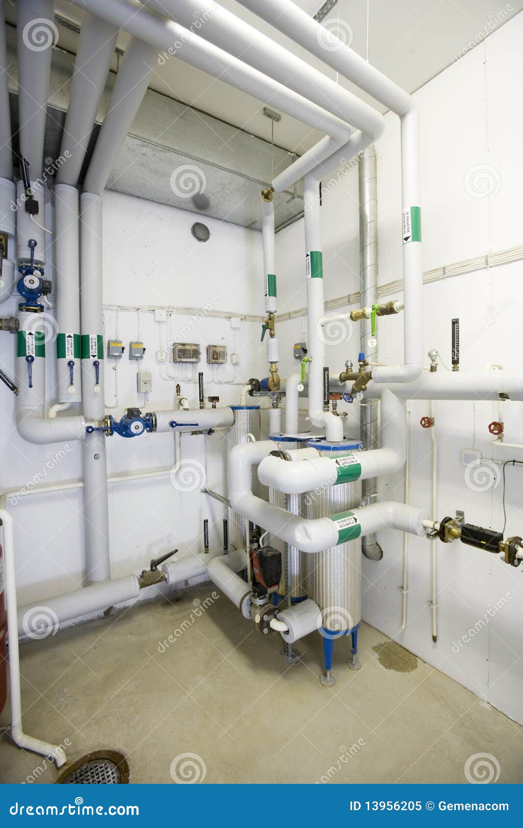Gas Boiler stock image. Image of pipe, working, machinery - 13956205
