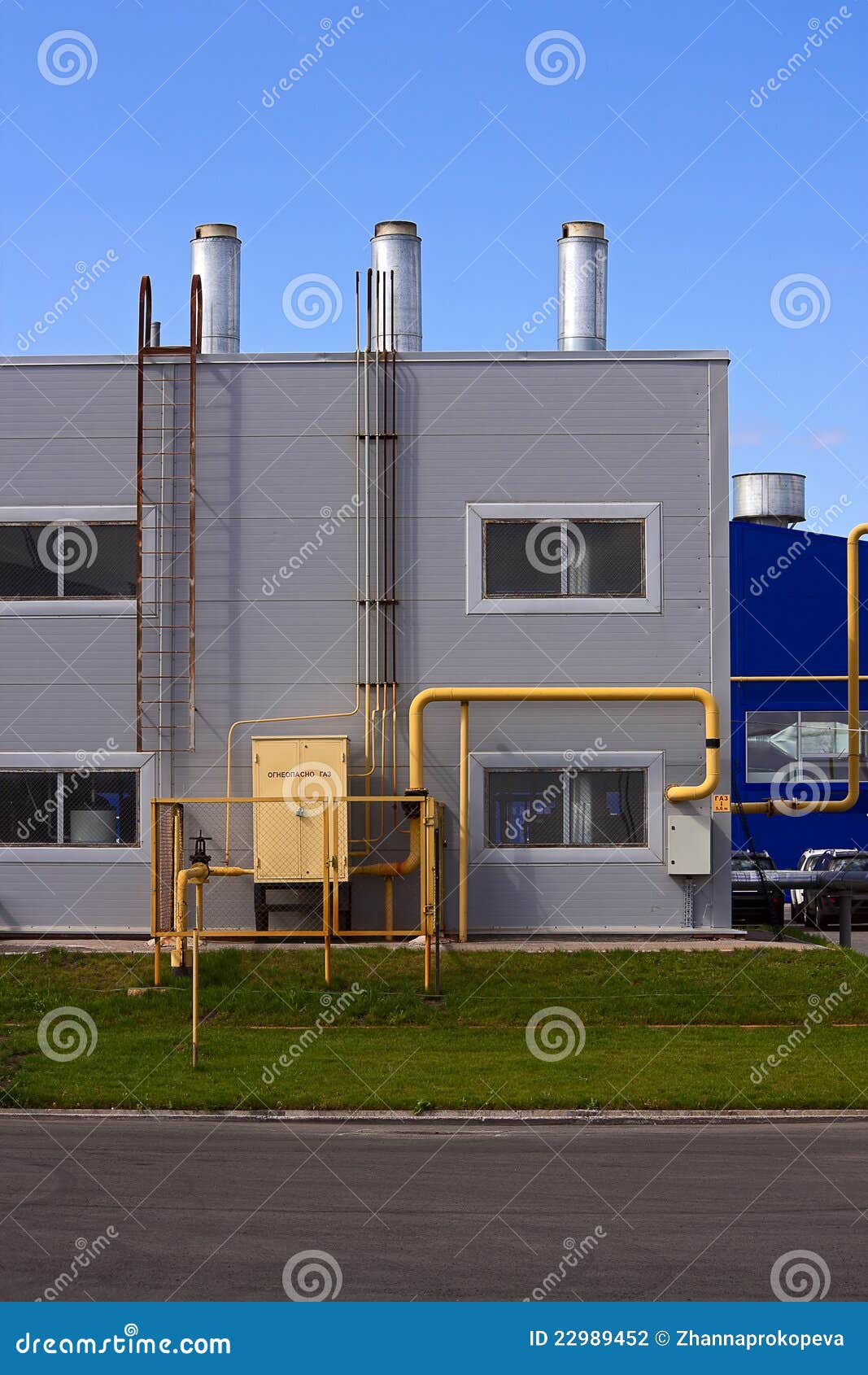 Gas boiler stock photo. Image of windows, roof, automatic - 22989452