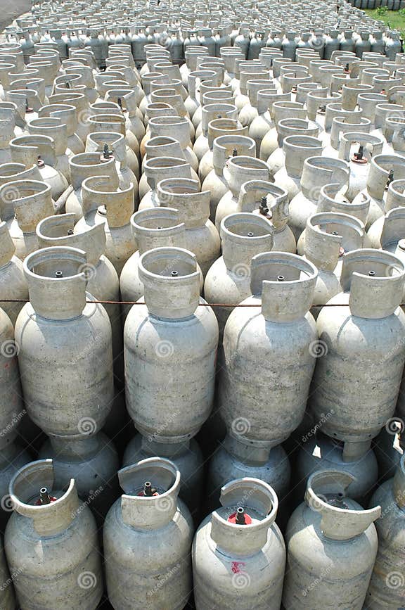 Gas bottles stock photo. Image of energy, petroleum, liquid - 2310580