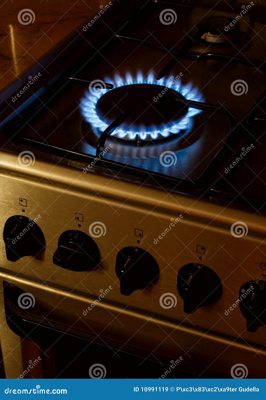 Gas burner stock image. Image of efficient, burn, black - 10991119
