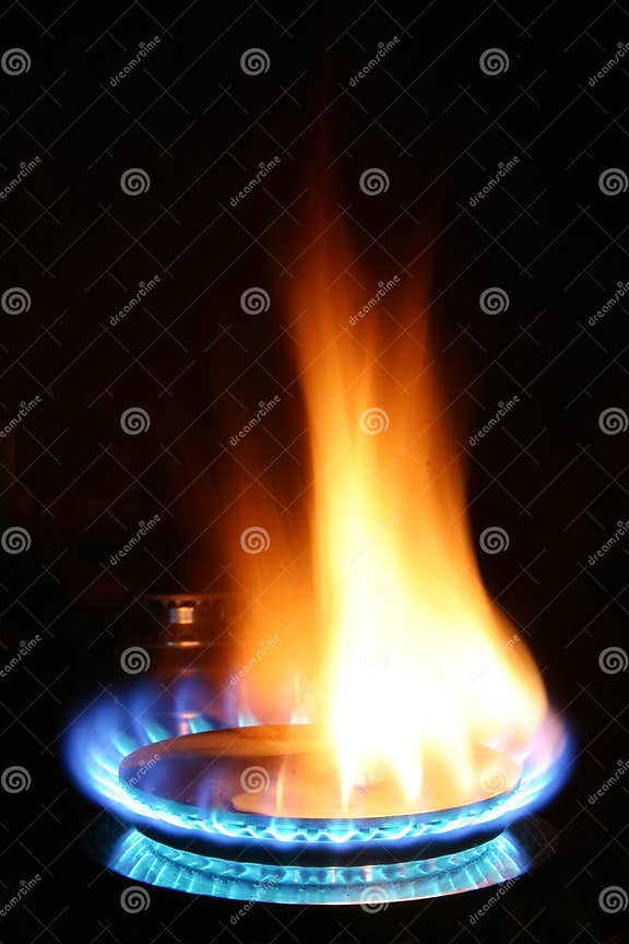 Gas Burner stock image. Image of flamed, light, danger, cooking - 99337
