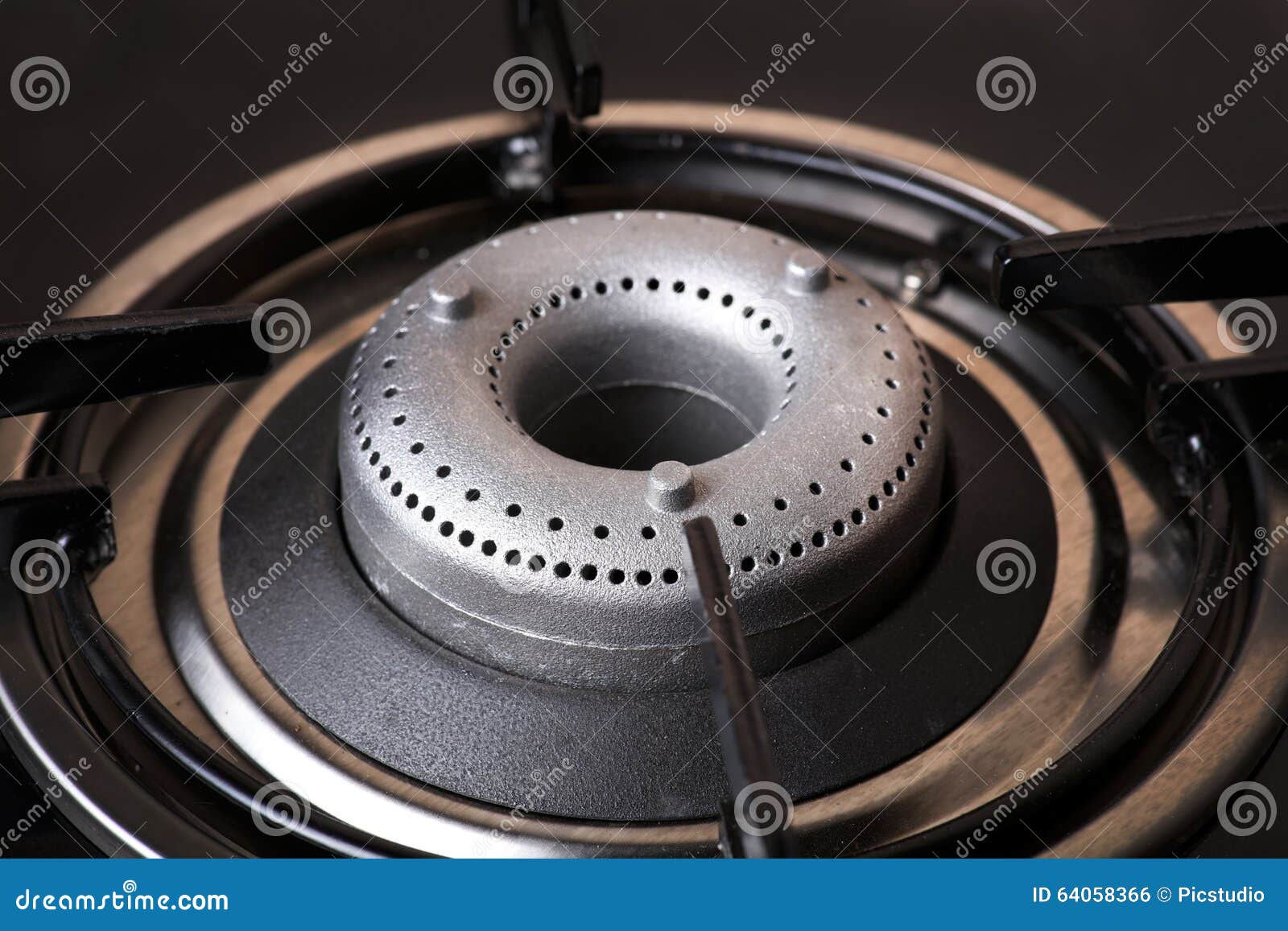 Gas burner stock photo. Image of life, still, metal, burner - 64058366