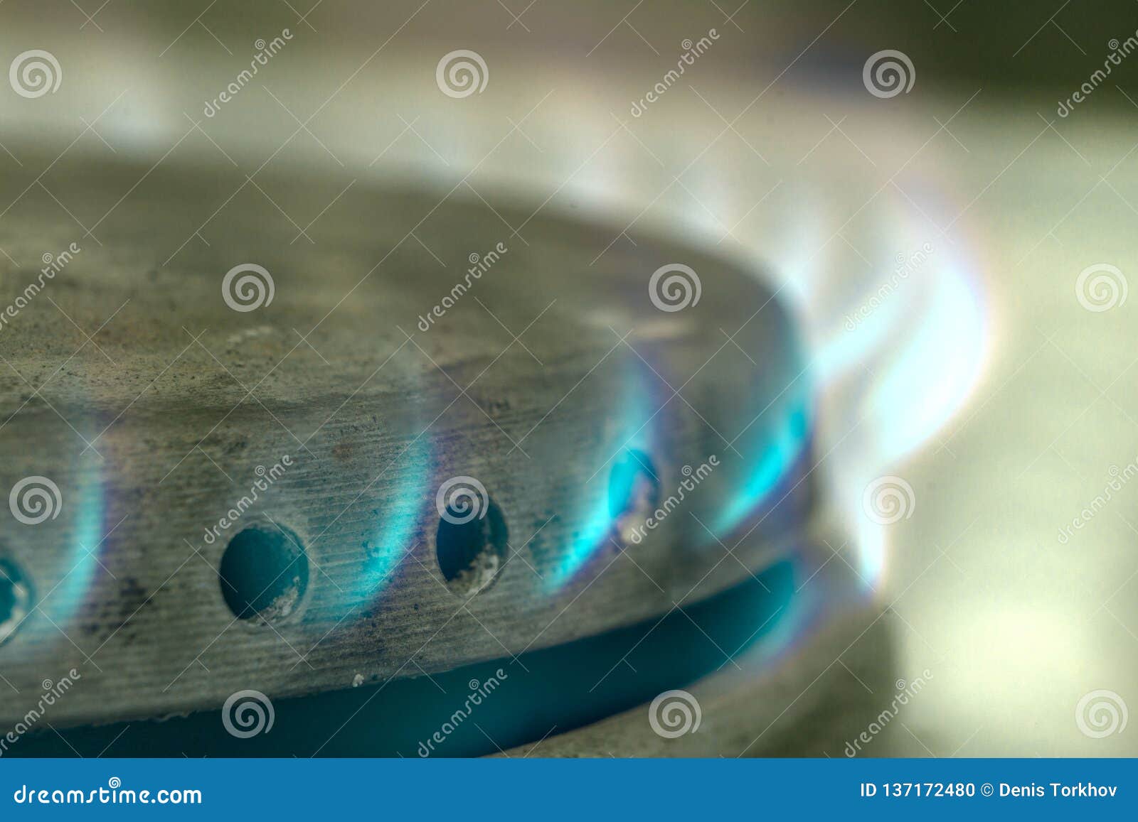 Gas Burner with Burning Propane Close-up Stock Photo - Image of fossil ...