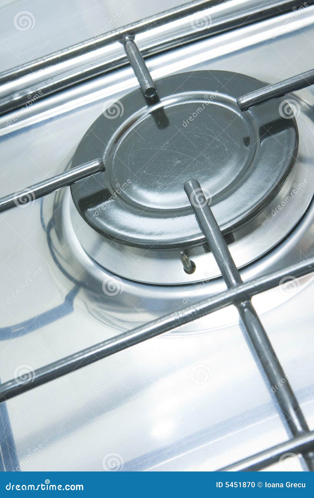 Gas burner cooker stock photo. Image of stainless, shinny - 5451870