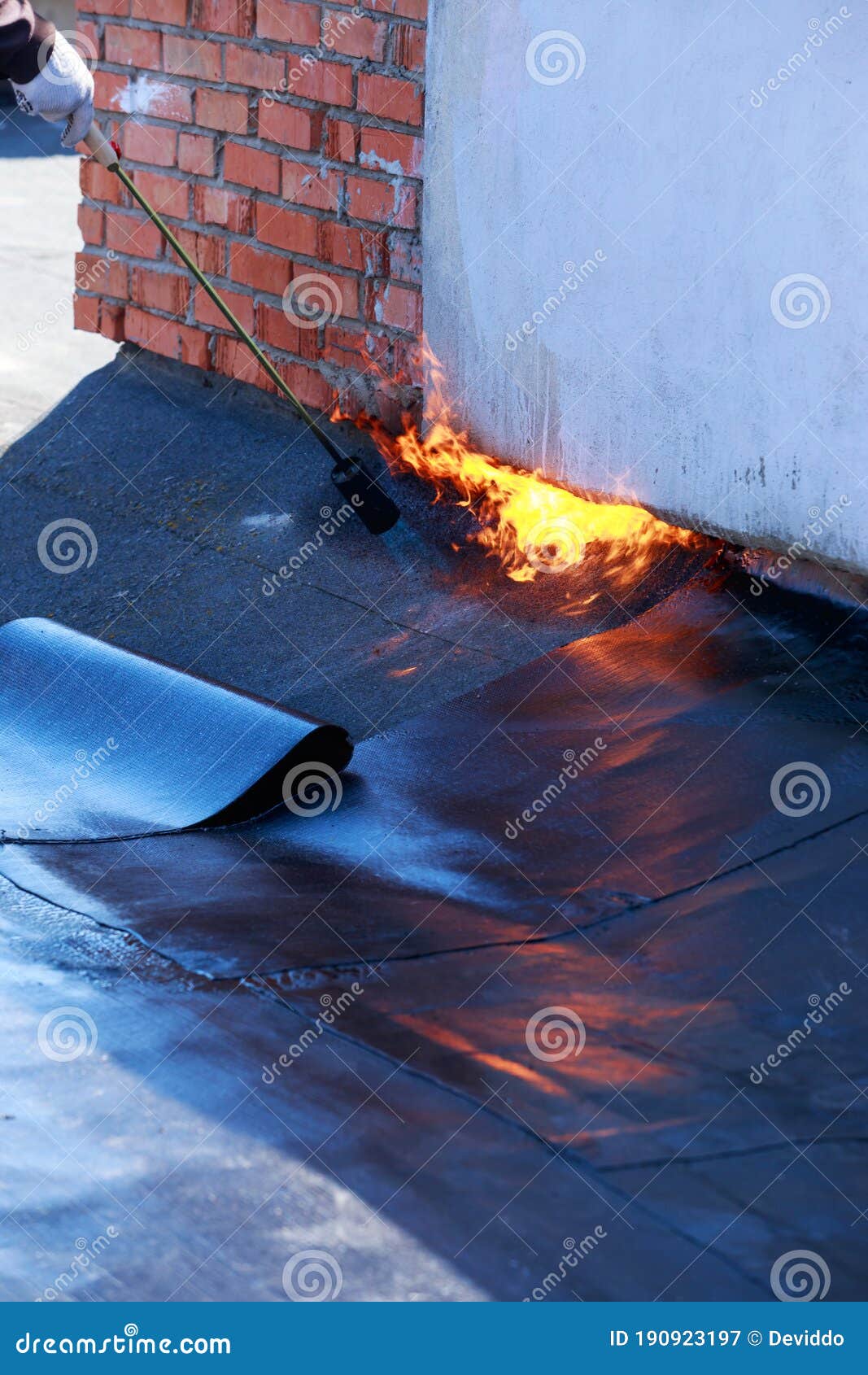 Gas burner with fire stock image. Image of waterproofing - 190923197