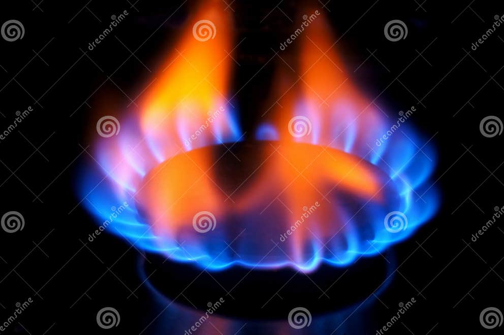 Gas burner flame stock photo. Image of natural, burner - 24544286