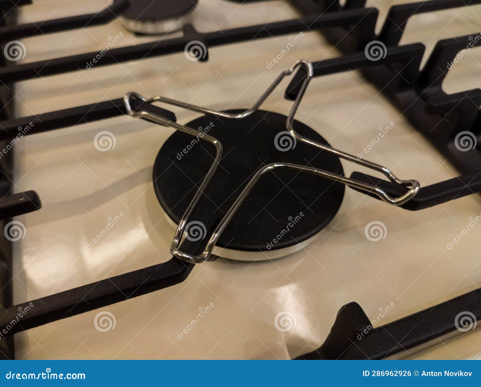 Gas Burner Rack Wok Support Ring Stock Photo - Image of abstract, home ...