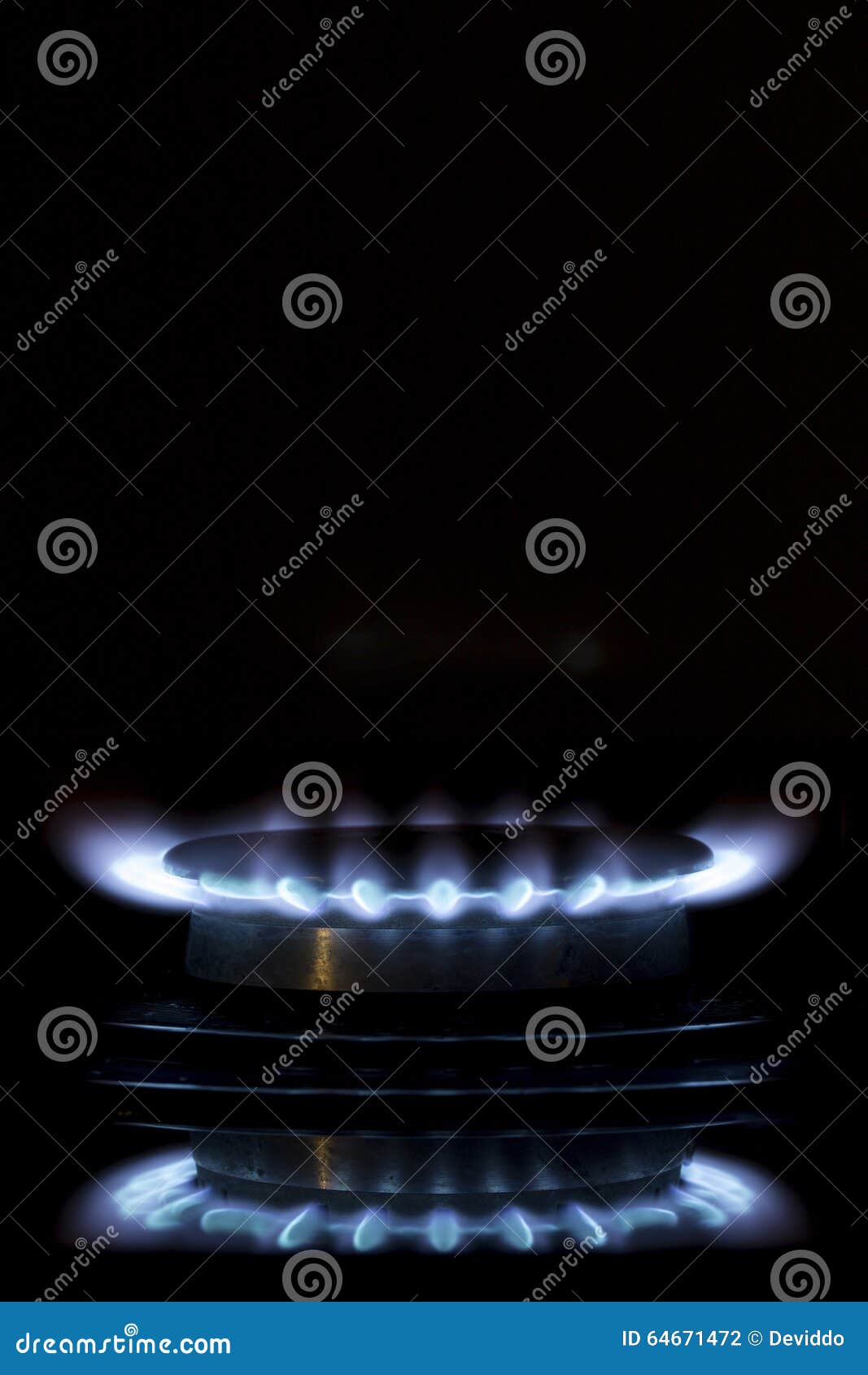 Gas burners lit stock photo. Image of fire, heat, spark - 64671472