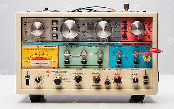 Gas Chromatograph on a Blank White Surface -Generative Ai Stock ...