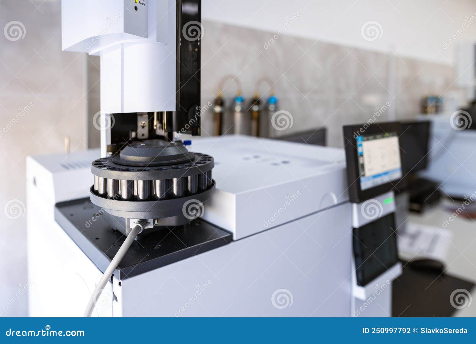 The Gas Chromatograph System with Head Space Sampler. the System ...