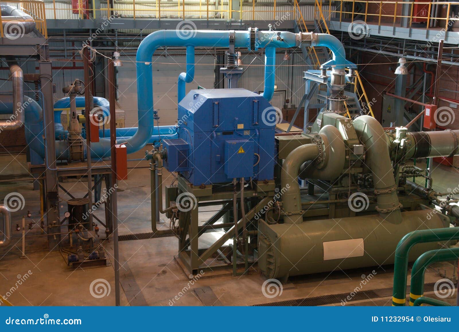 Gas compressor stock photo. Image of scroll, volume, pump - 11232954