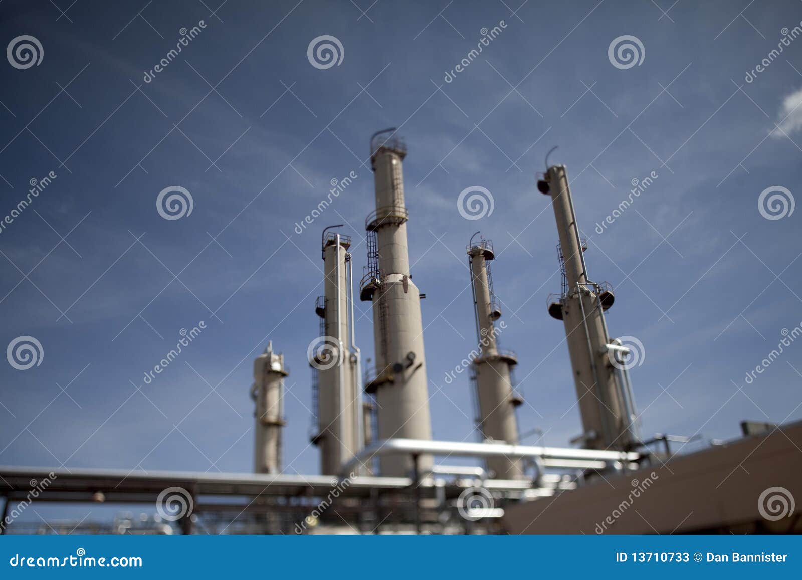 Gas Compressor Plant Exterior Stock Image - Image of natural, copy ...
