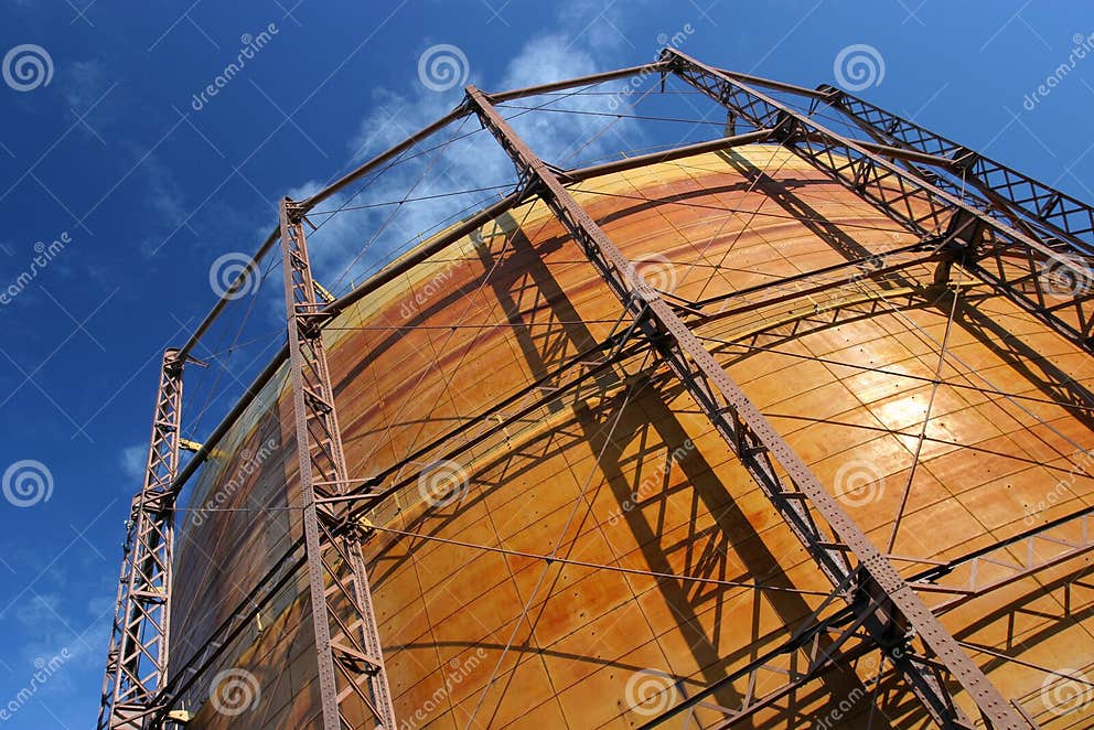 Gas Container 1 stock photo. Image of girders, container - 104680