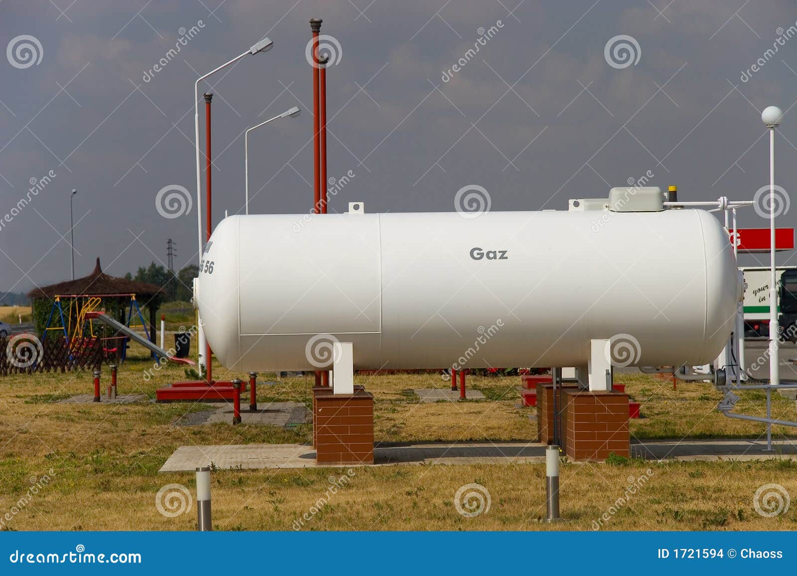 Gas container stock photo. Image of metal, fuel, valve - 1721594