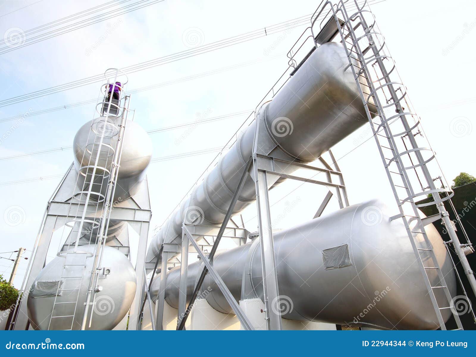 Gas container stock photo. Image of industry, production - 22944344