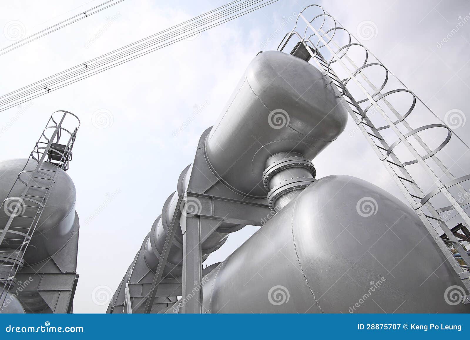 Gas container stock image. Image of green, factory, asia - 28875707