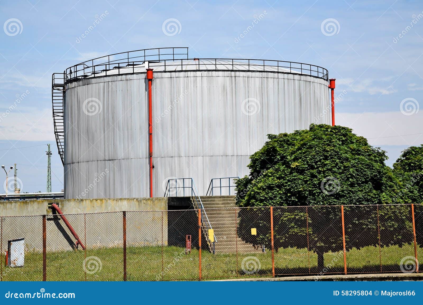 Gas container stock photo. Image of silver, alternative - 58295804