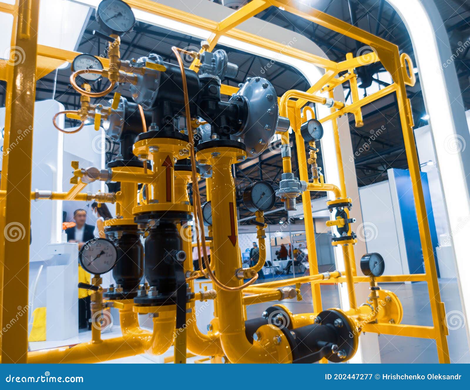 Gas Control Point. Device for Maintaining Gas Pressure and Automatic ...