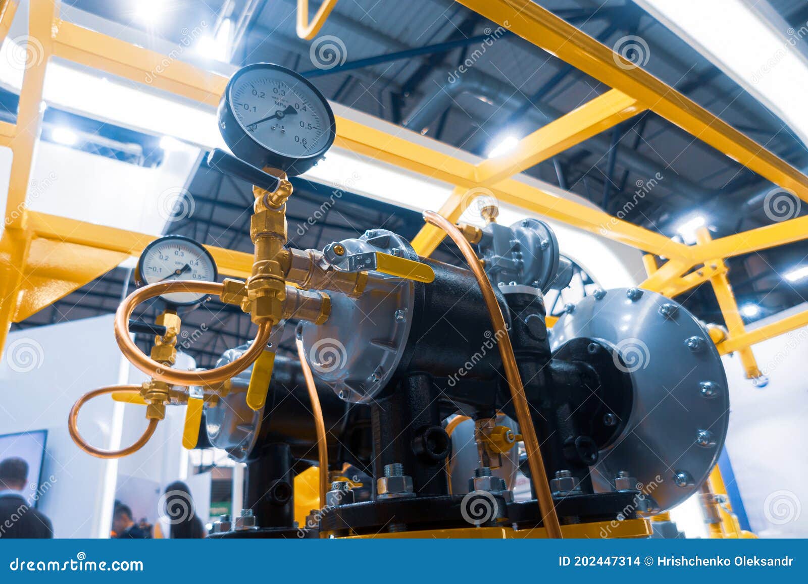 Gas Control Point. Device for Maintaining Gas Pressure and Automatic ...