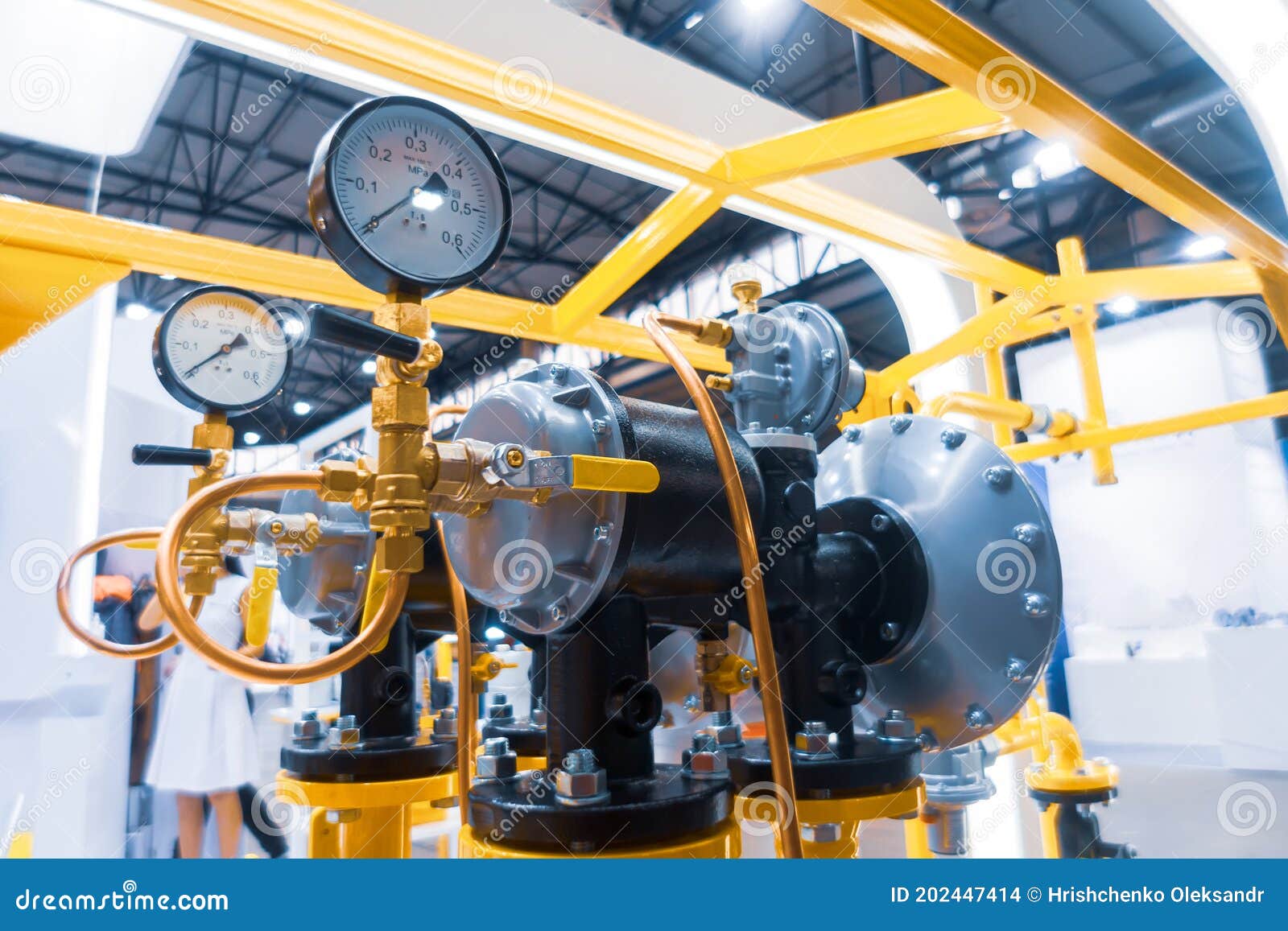 Gas Control Point. Device for Maintaining Gas Pressure and Automatic ...